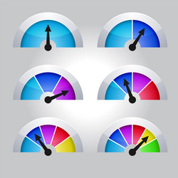 Contour circle arrows reuse or refresh icon set Vector Image