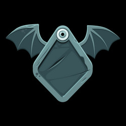 Template stone background for icon stone shield Vector Image