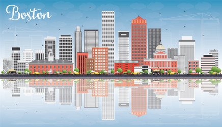 Boston Skyline Vector Images (over 380)