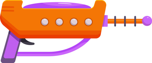 Laser tag gun game icon laser tag Royalty Free Vector Image