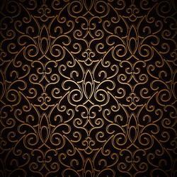 Vintage gold pattern Royalty Free Vector Image