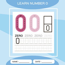 Number Four Tracing Worksheet Vector Images (over 170)