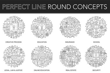 Round Outline Vector Images (over 250,000)