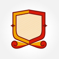 Blazon design set Royalty Free Vector Image - VectorStock