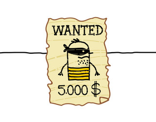Cartoon Wanted Poster Vector Images (over 650)