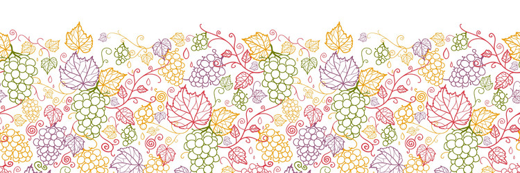 Vine seamless background Royalty Free Vector Image