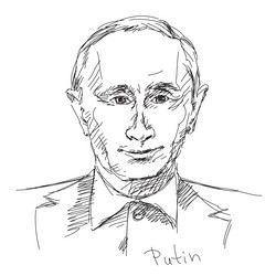 Funny putin Royalty Free Vector Image - VectorStock