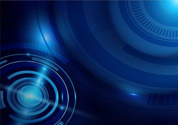 Abstract hi-tech energy interface button Vector Image