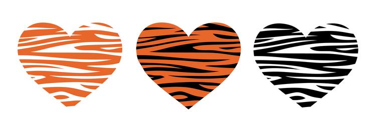 Tiger Heart Vector Images (over 1,500)
