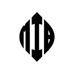 Mib logo letter design Royalty Free Vector Image