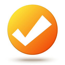 Orange Tick Icon Png