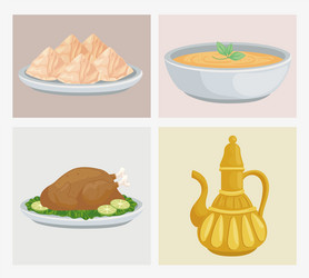 Arabian Food Arabic Traditional Vector Images (over 3,400)