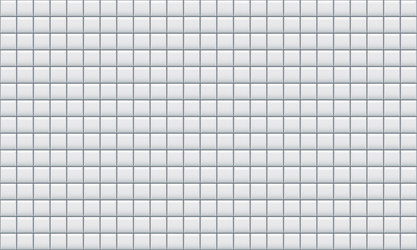 White ceramic square tiles pattern horizontal Vector Image