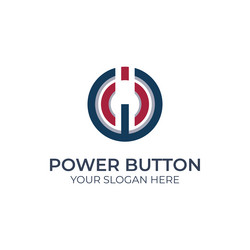 Transmission power line logo image Royalty Free Vector Image