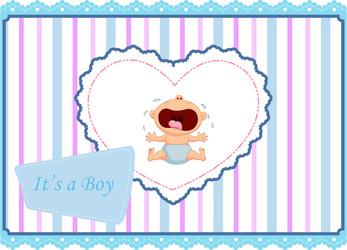 Sweet baby card or frame Royalty Free Vector Image