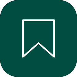 Booked mark icon with white background Royalty Free Vector