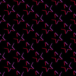 Pattern of stylized stars for design and textile Vector Image