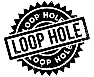 Loop hole rubber stamp Royalty Free Vector Image