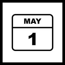 May 1st Calendar Vector Images (over 620)