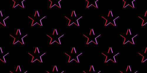Pattern of stylized stars for design and textile Vector Image