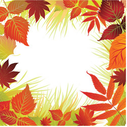 Autumn leaf design Royalty Free Vector Image - VectorStock