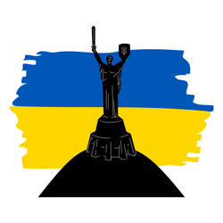 Historical monuments of kyiv symbols Royalty Free Vector