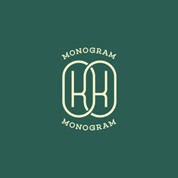 Kk Monogram Logo Vector Images (over 1,600)