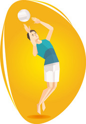 Smash Volleyball Vector Images (over 340)