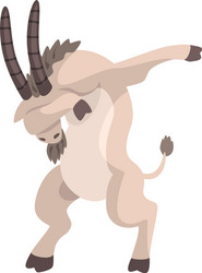 Various animals standing in dub dancing pose Vector Image