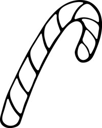 Hand drawn outline sweet Royalty Free Vector Image