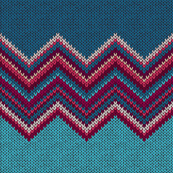 Knitted pattern Royalty Free Vector Image - VectorStock