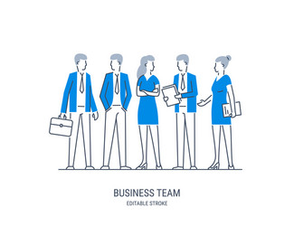 Businesswoman big boss leader Royalty Free Vector Image