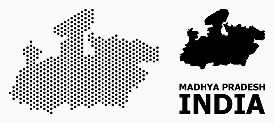 Madhya Pradesh Map Vector Images (over 510)