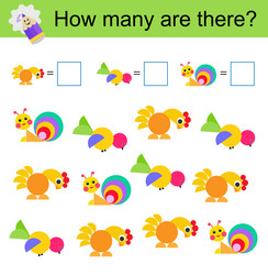 Color by addition math activity for kids Vector Image