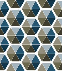 Seamless mosaic pattern geometric background Vector Image