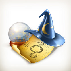 Magic cylinder hat Royalty Free Vector Image - VectorStock