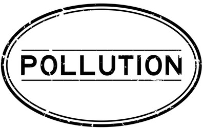 Grunge green contaminated word rubber seal stamp Vector Image