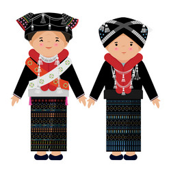 Laos people Royalty Free Vector Image - VectorStock