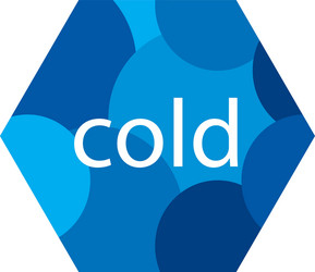 Logo cold Royalty Free Vector Image - VectorStock
