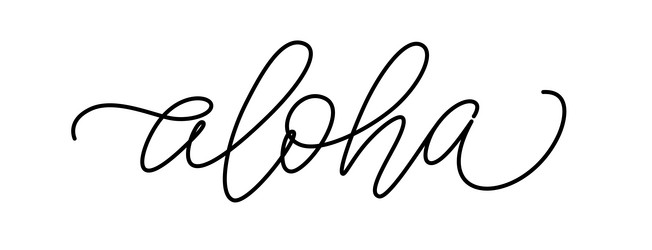 Aloha Font Hawaiian Vector Images (over 110)
