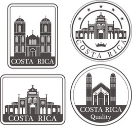 Logo for costa rica Royalty Free Vector Image - VectorStock