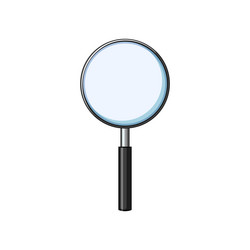 Optical magnifying glass cartoon Royalty Free Vector Image