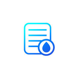Water Bill Icon Vector Images (over 1,000)