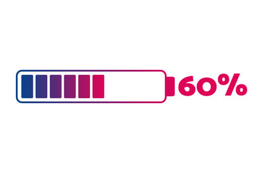 60 percent chart percentage infographics Vector Image