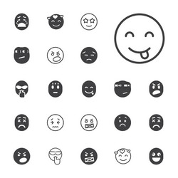 Mood icons Royalty Free Vector Image - VectorStock