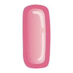 Letter m pink bold alphabet font doodle drawing Vector Image