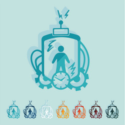 Time machine Royalty Free Vector Image - VectorStock