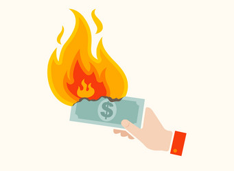 Burning Cash Vector Images (over 1,800)