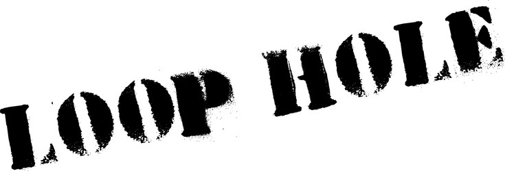 Loop hole rubber stamp Royalty Free Vector Image