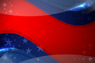 USA Flag Curve Background Royalty Free Vector Image